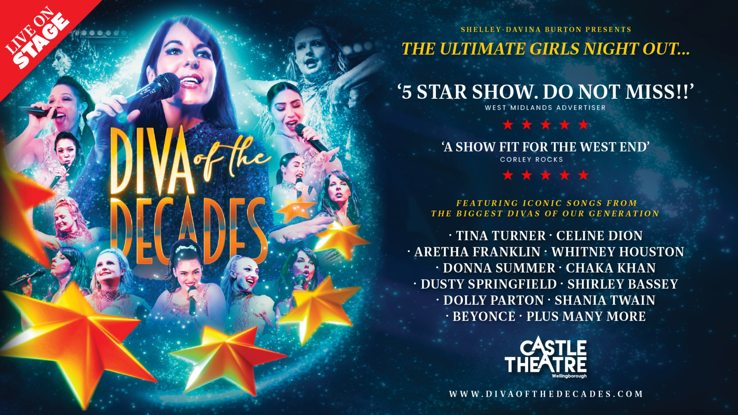 Diva of the Decades - Castle Theatre | Parkwood Theatres
